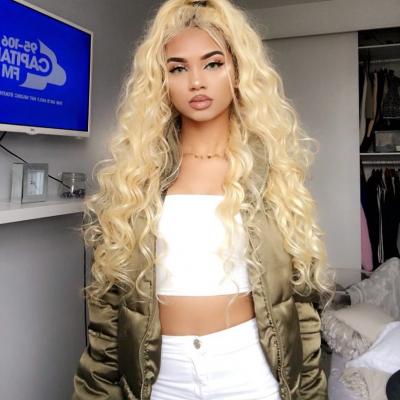 Platinum Blonde Virgin Human Hair Wig Available Custom Length And Density Human Hair