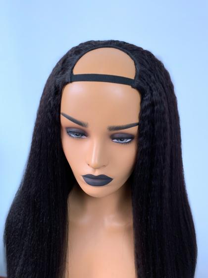 Natural Looking U Part Human Hair Full Lace Wigs