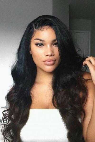 16" 130% Wavy FULL LACE LARGE SIZE WIG WITH 4*4 SILK TOP - Clearance ...